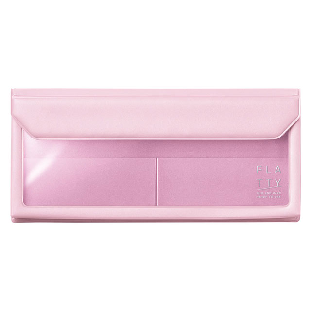 Flatty Bag in Bag Pen Case Pink - Papaya.com.sg