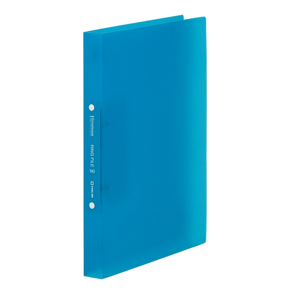 O Ring File Simplease Transparent A4 19mm Blue - Papaya.com.sg