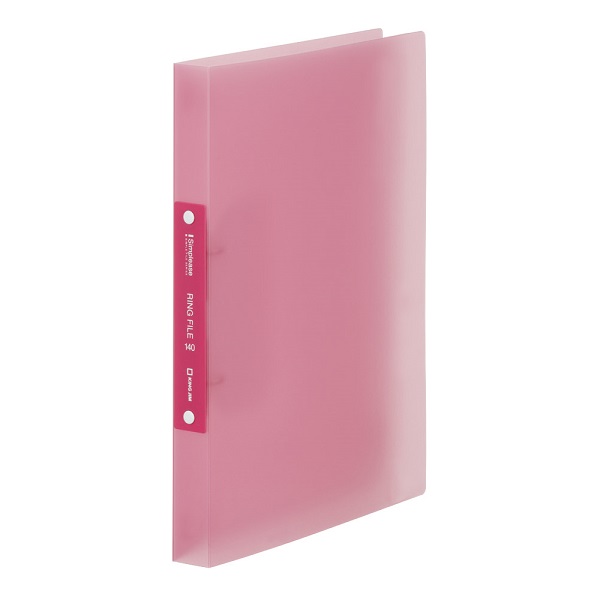 O Ring File Simplease Transparent A4 19mm Pink - Papaya.com.sg